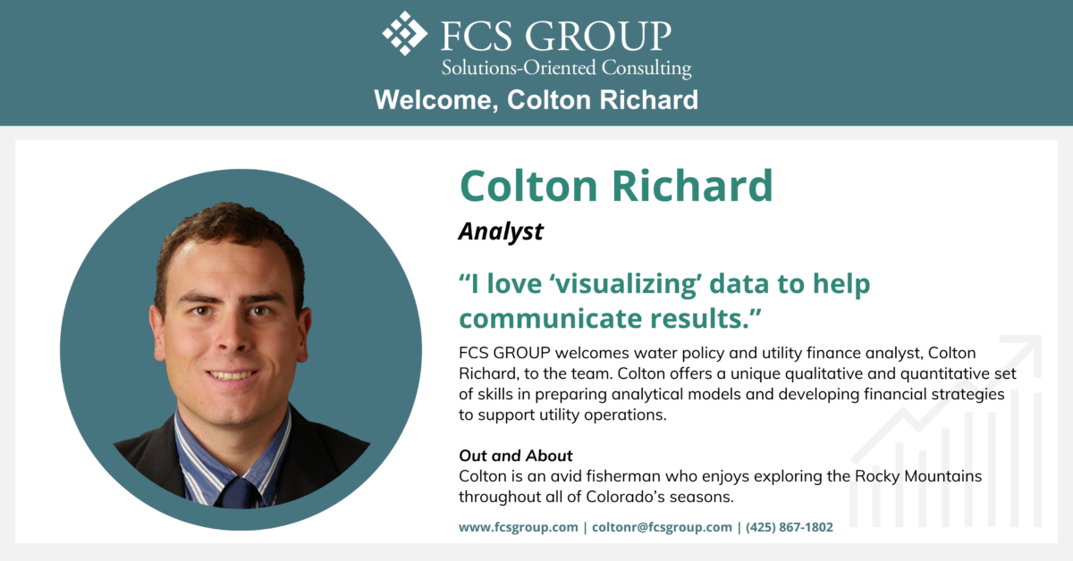 Welcome New Analyst, Colton Richard - FCS Group