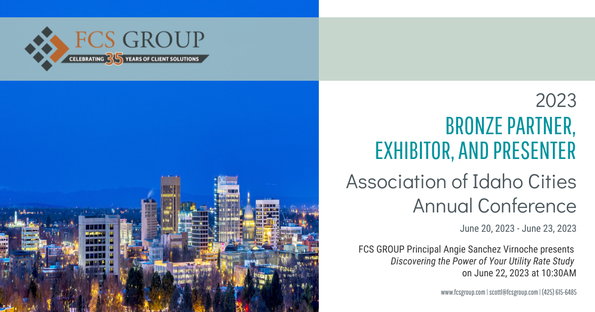 FCS GROUP Sponsors and Presents at Association of Idaho Cities Annual ...